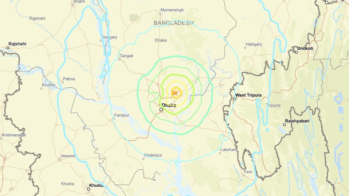 5.5 Magnitude Earthquake Reported