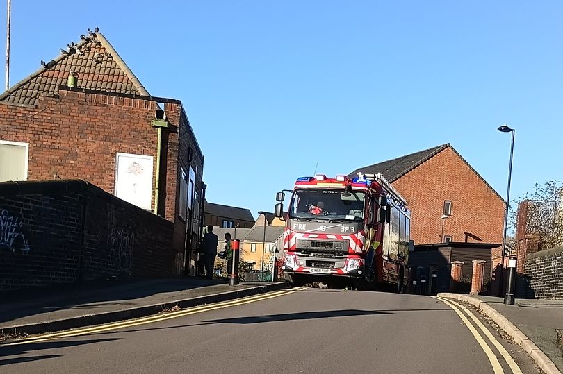 'Smell of smoke' as two fire engines on Hanley street
