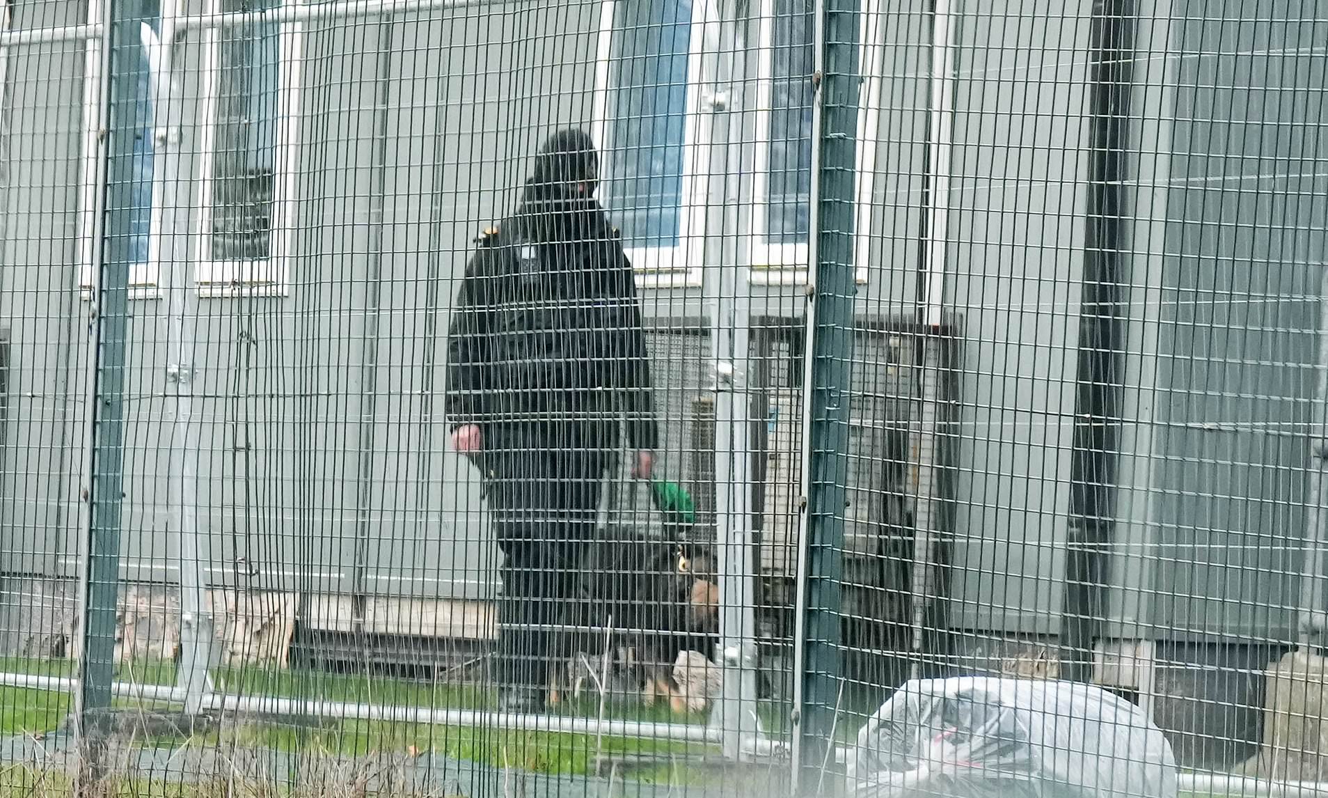 Security ramps up in town awaiting arrival of 600 male asylum seekers