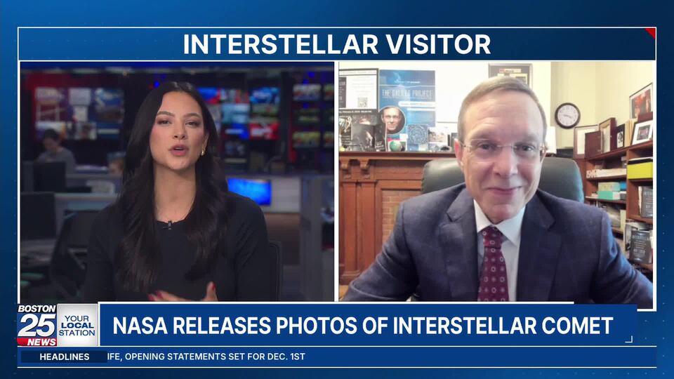 NASA releases photos of interstellar comet
