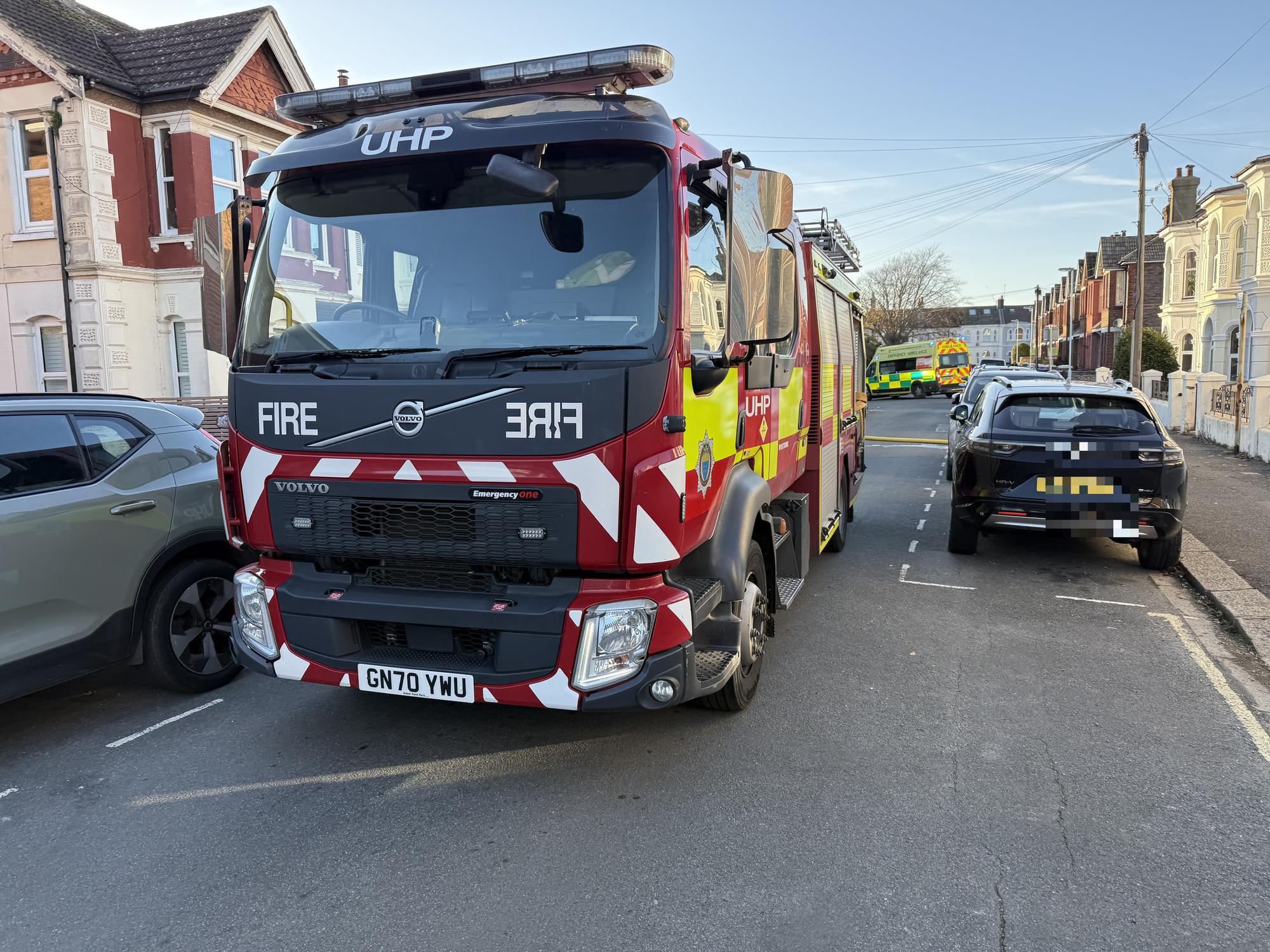 Fire breaks out at home in Worthing