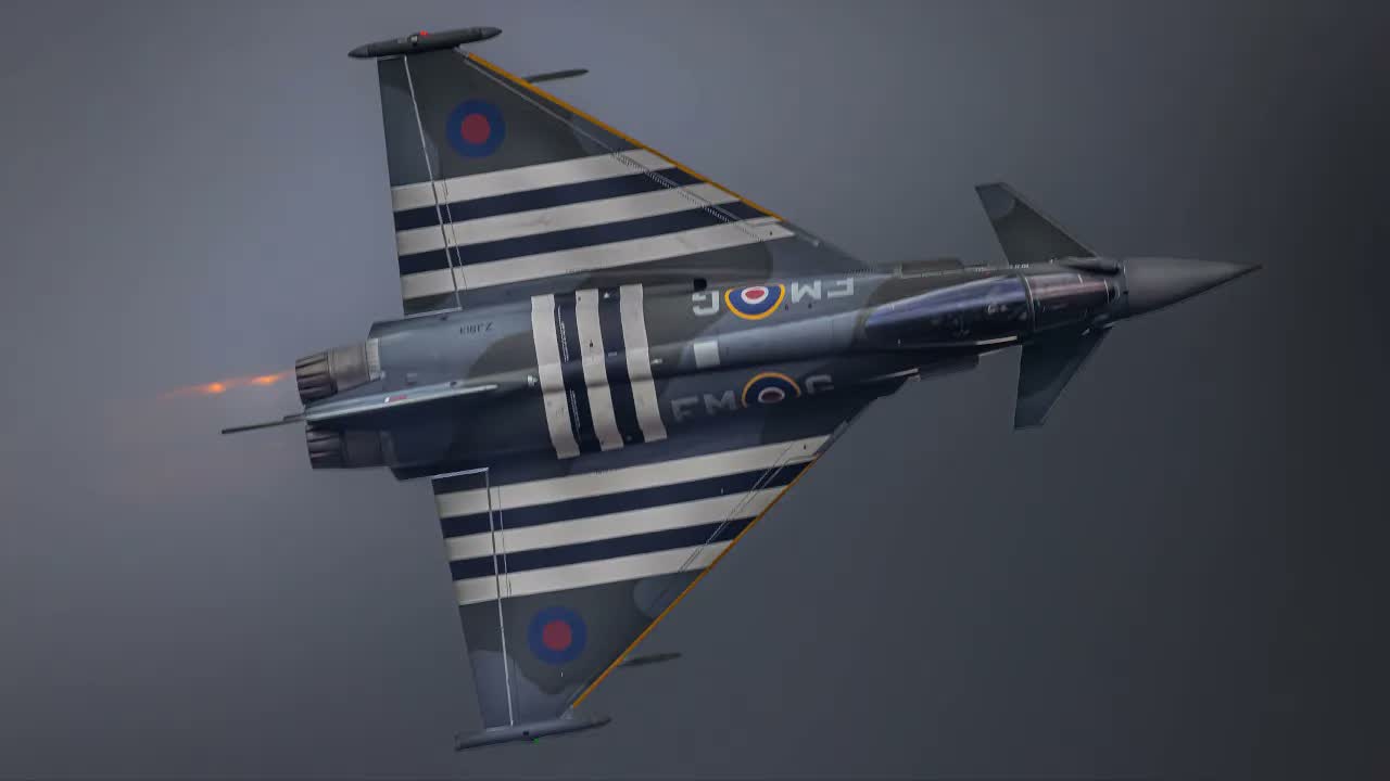 Raf Eurofighter Typhoon Moggys Epic Low Light Display