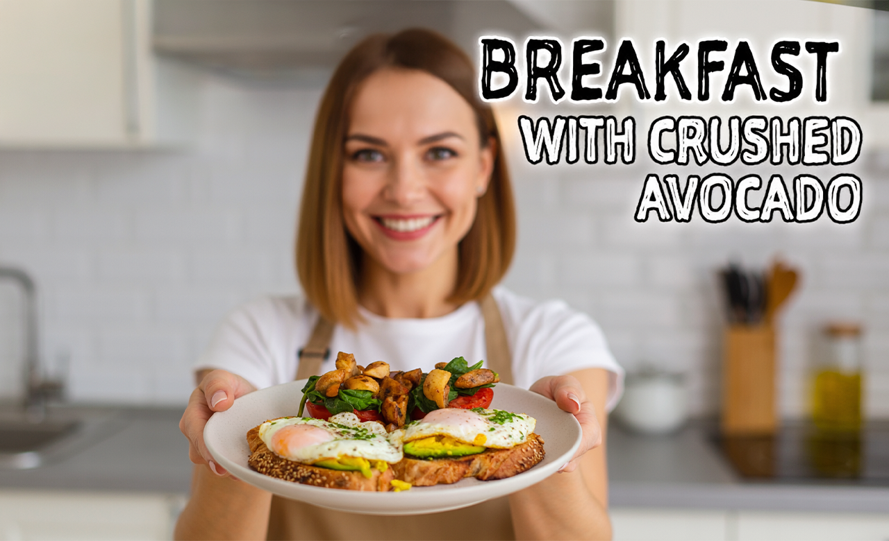 This is the breakfast you want! (with avocado)