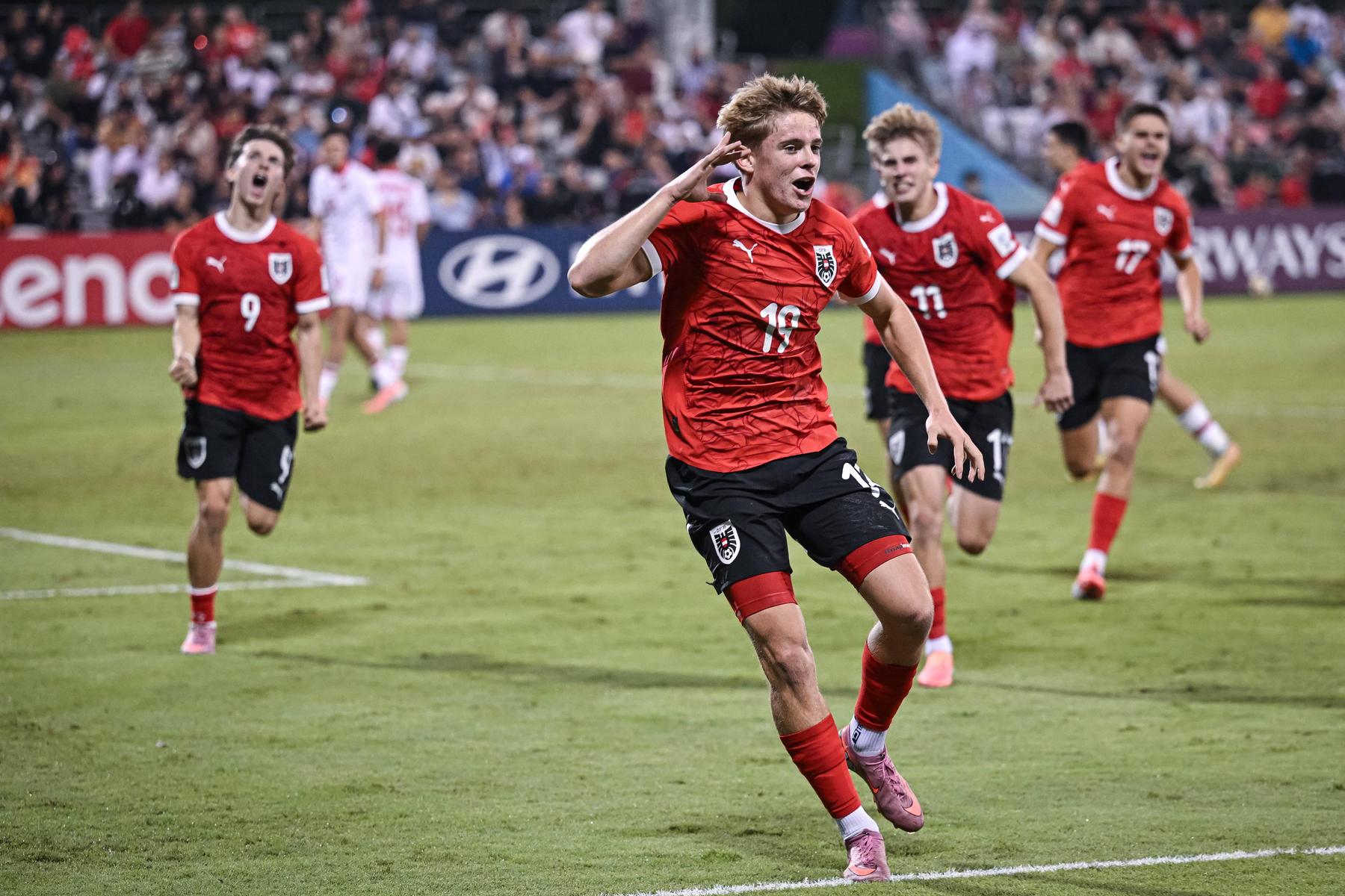 U17-Fußball-WM: Österreich bezwingt Japan steht im Halbfinale