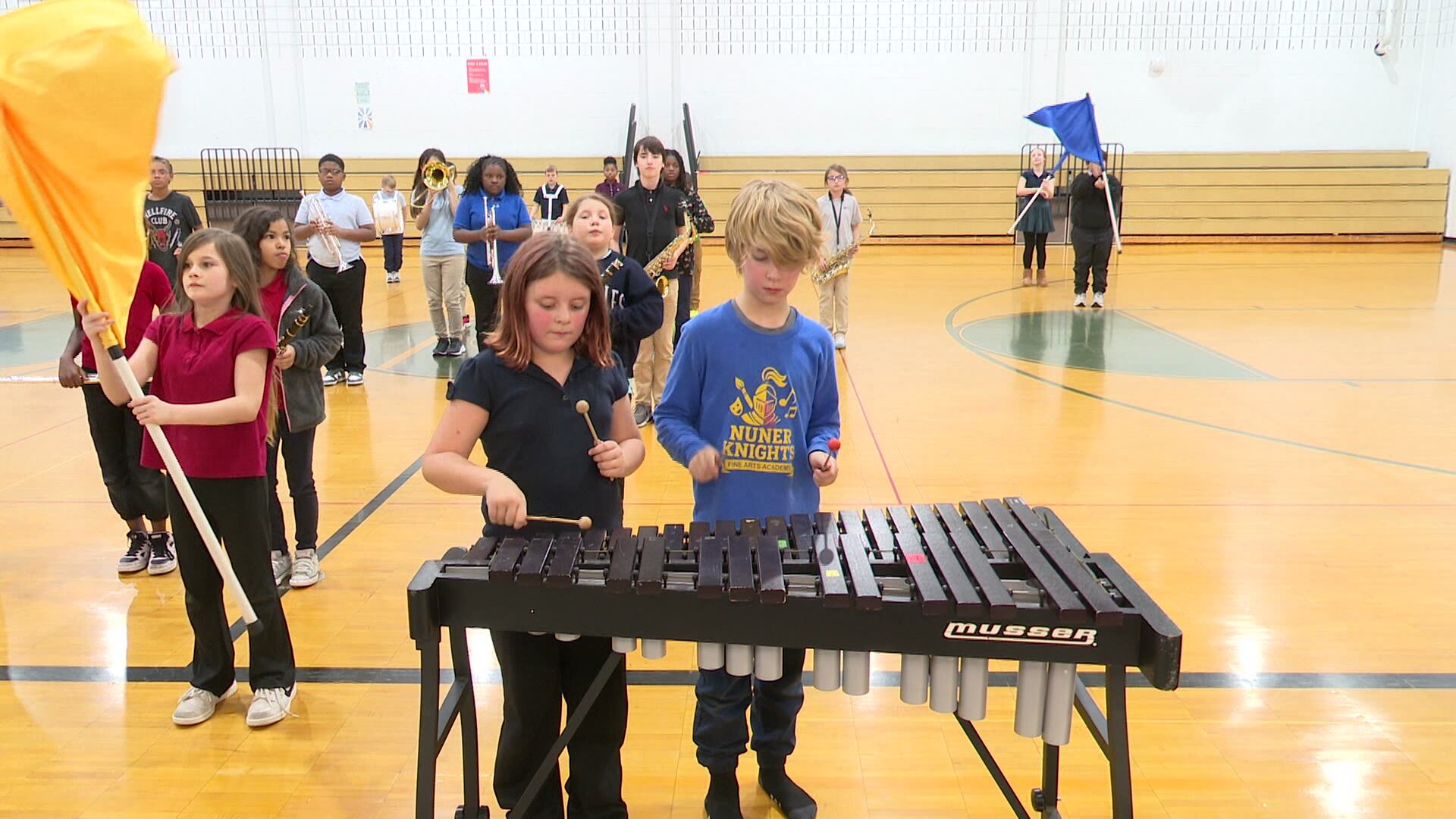Nuner Elementary marching band to make debut performance Friday