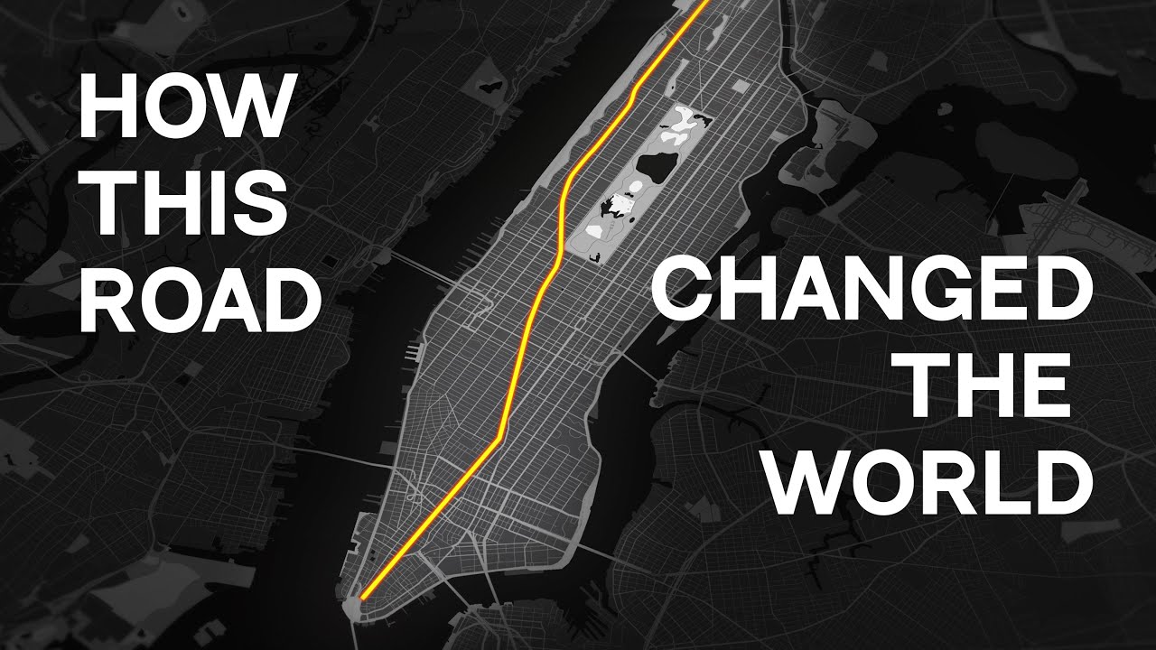 Map of Manhattan's Broadway, explained