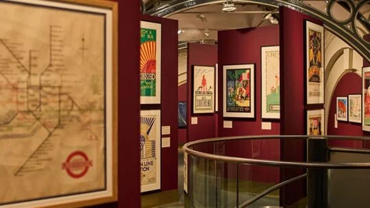 Vintage London Underground posters go on display at Transport Museum
