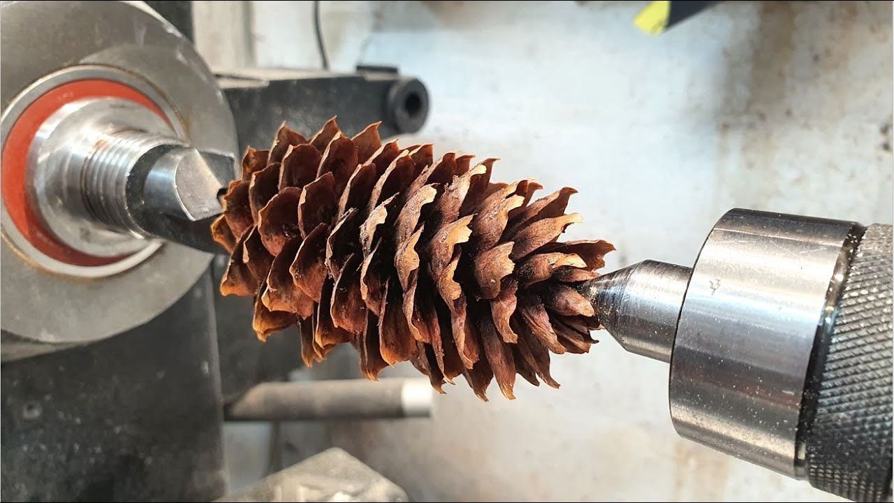 Woodturning magic: Pinecone to coffee spoons