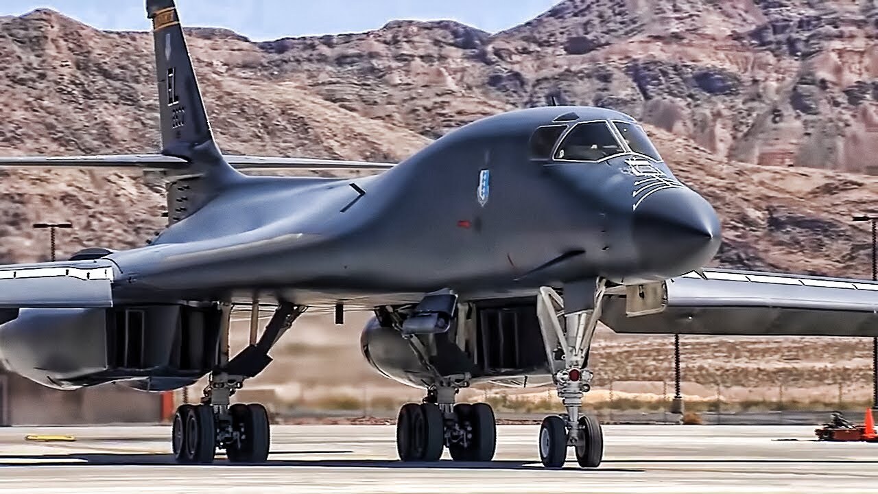B-1B Lancer Compilation • Taxi • Takeoff • Aerial • Landing