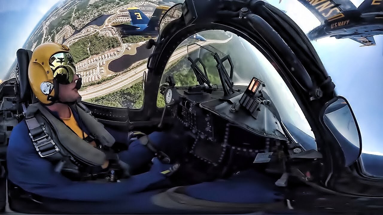 Blue Angels Pilot Flying • Cockpit MAX View