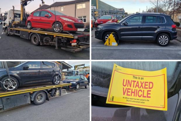 15 untaxed vehicles removed from roads in latest 'Bin the Bangers ...