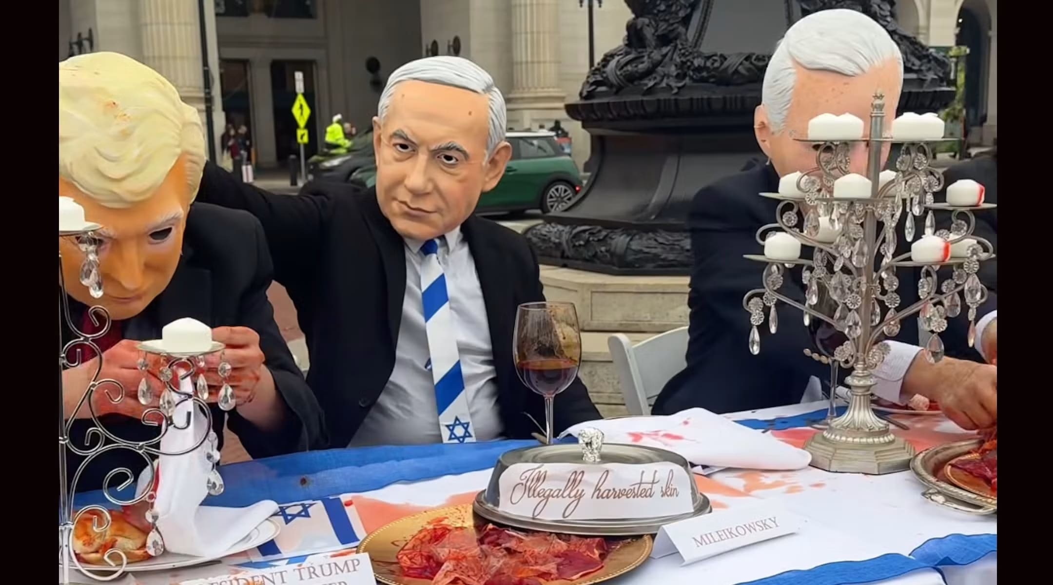 ‘Israel’s Friendsgiving’ protest at DC train station includes ‘Gaza’s ...