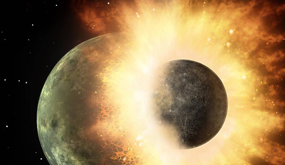 Scientists propose a new theory for the origin of the moon