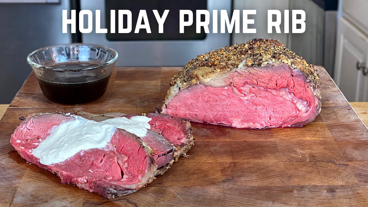 Holiday prime rib