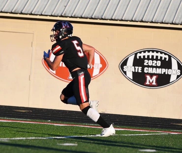 Many’s Hendrickson wins the Times football Athlete of the Week 10 poll