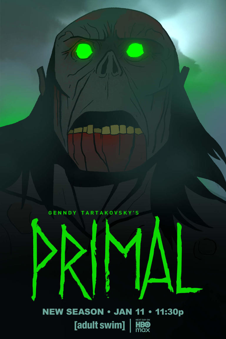 Genndy Tartakovsky’s Primal Season 3 Premiere Date and Key Art