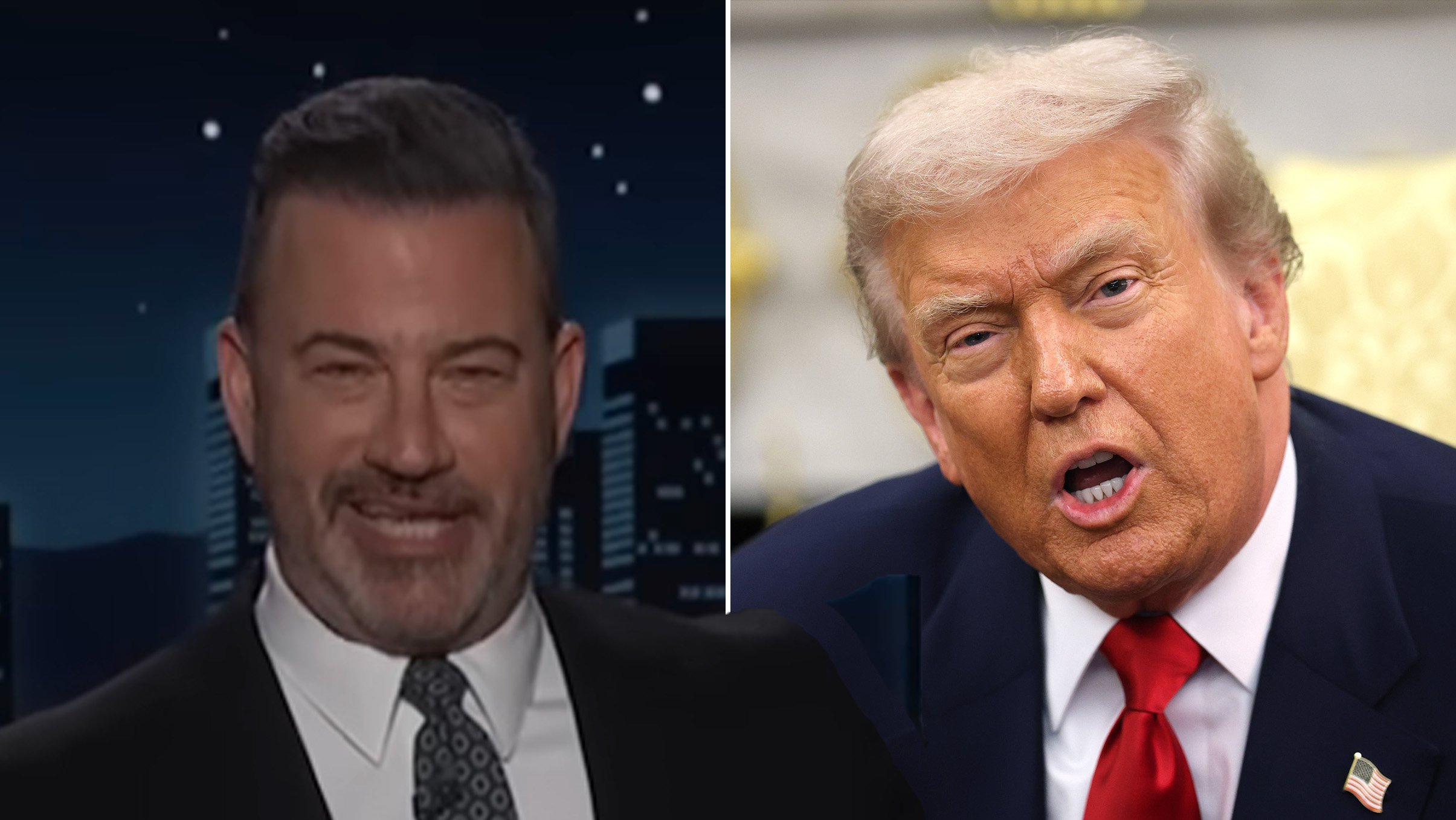 Jimmy Kimmel hits back after Donald Trump's criticism
