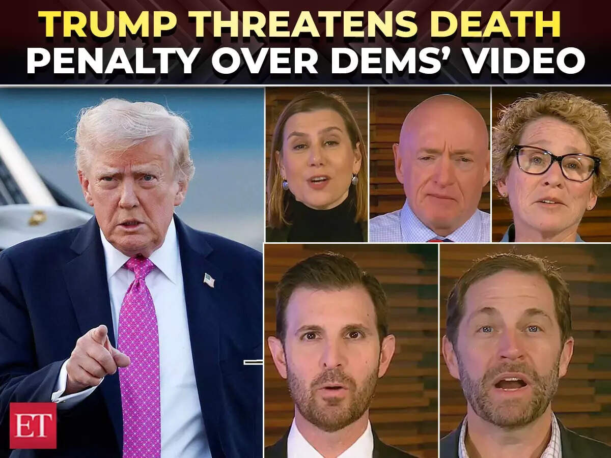 'Death penalty!': Trump explodes at Dems over 'seditious' video urging ...