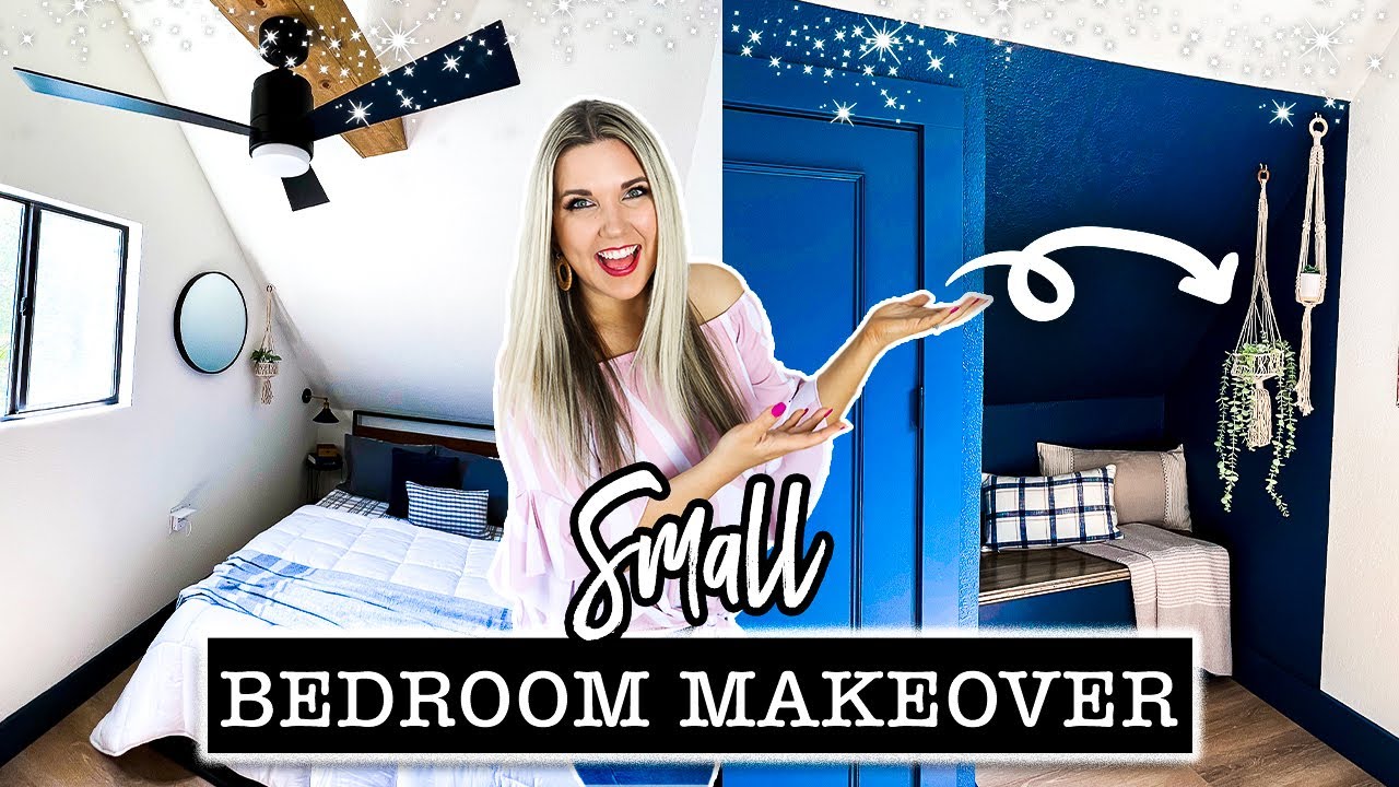 Tiny room makeover with massive DIY attitude