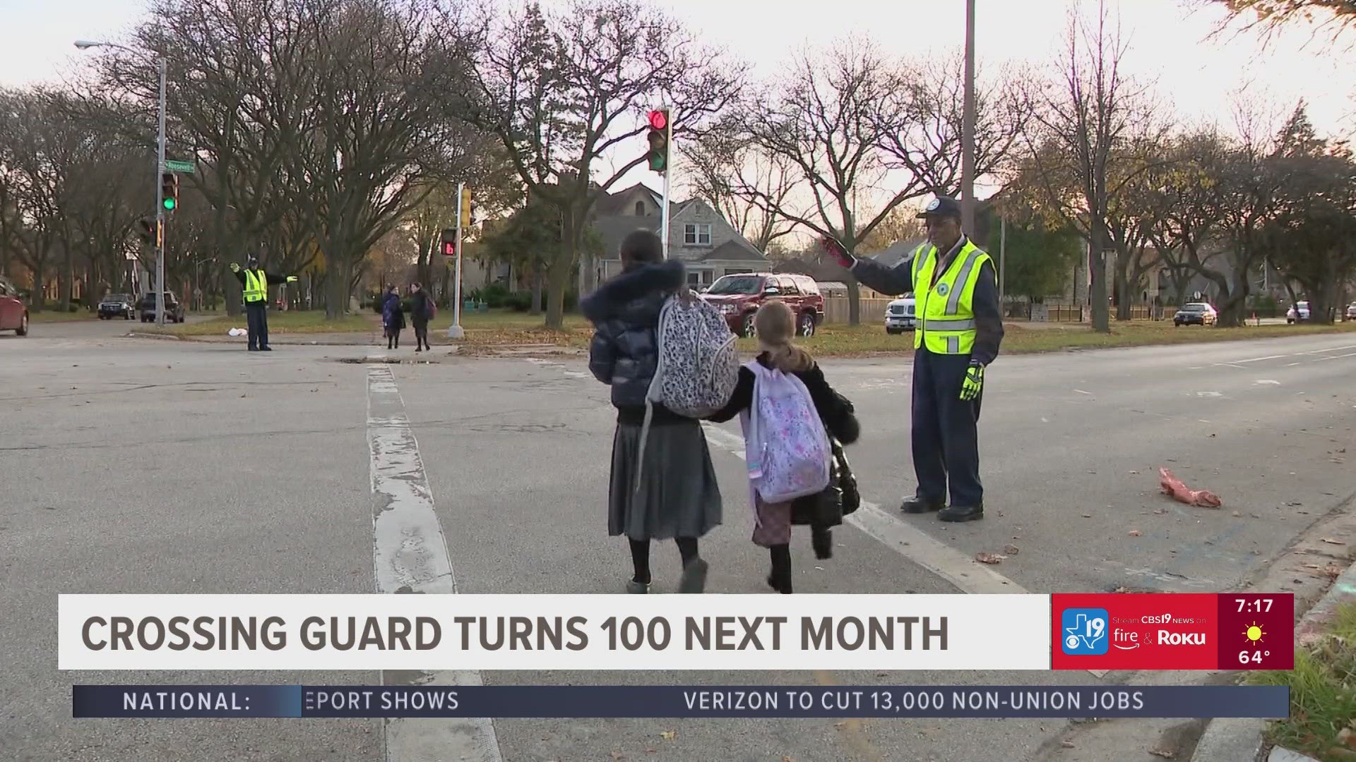 Crossing guard turns 100 next month