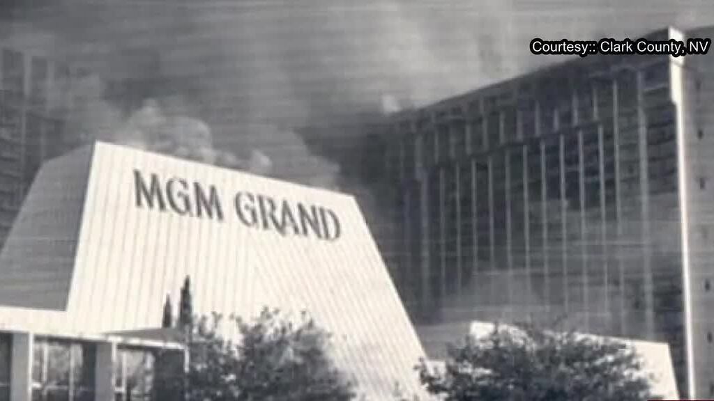 MGM Grand Hotel fire in Las Vegas on Nov. 21, 1980