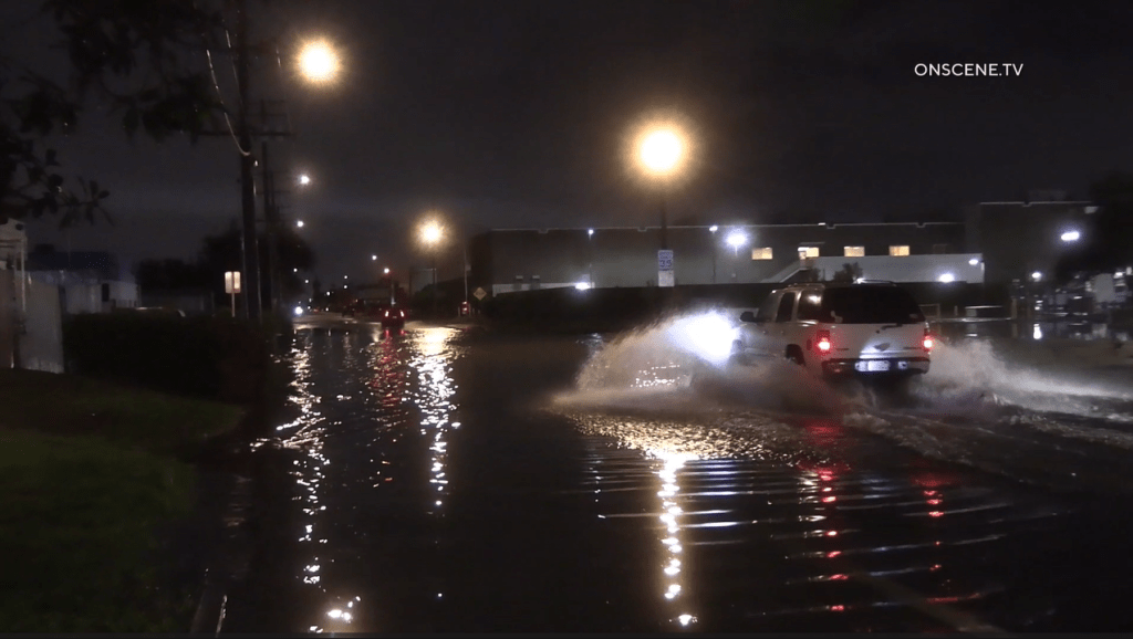 Thunder and Flash Flooding Hit the Southland