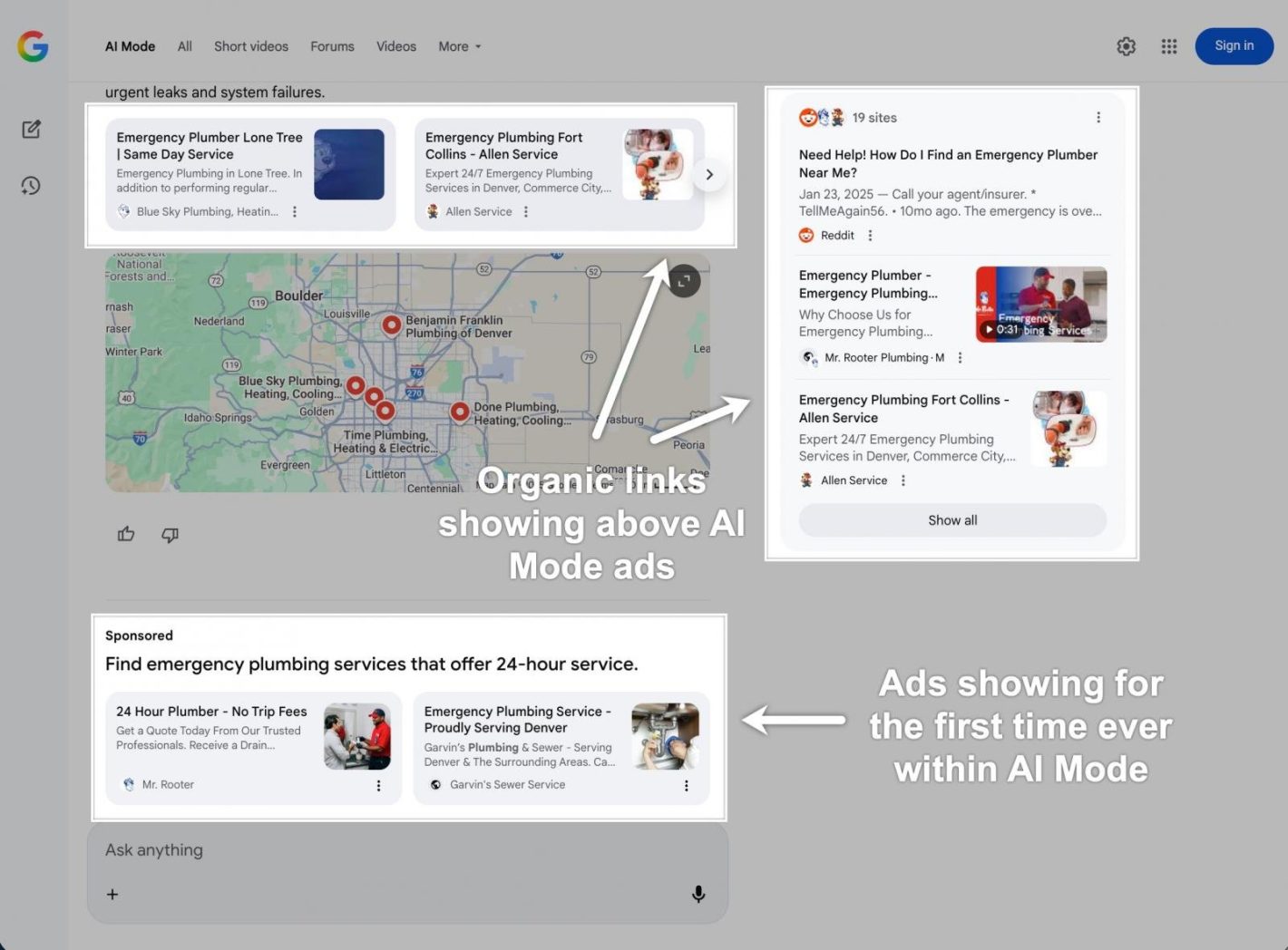(Update) Google Starts Rolling Out Ads in Search's AI Mode Results