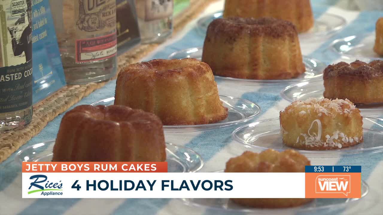 Jetty Boys Rum Cakes Holiday Flavors