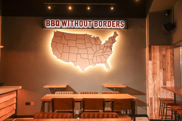 The mighty BBQ spot in Greater Manchester serving a loaded meat tray ...