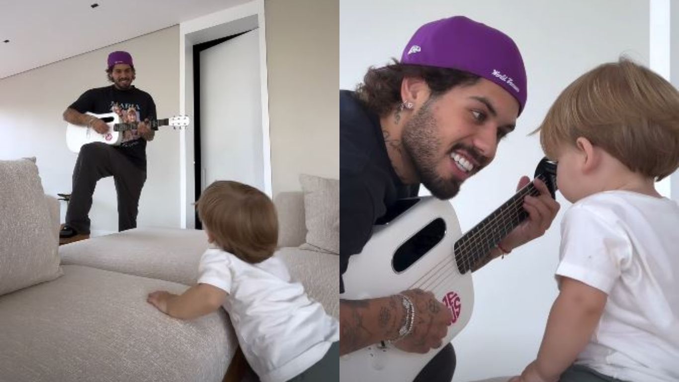 Zé Felipe derrete a web ao cantar para José Leonardo