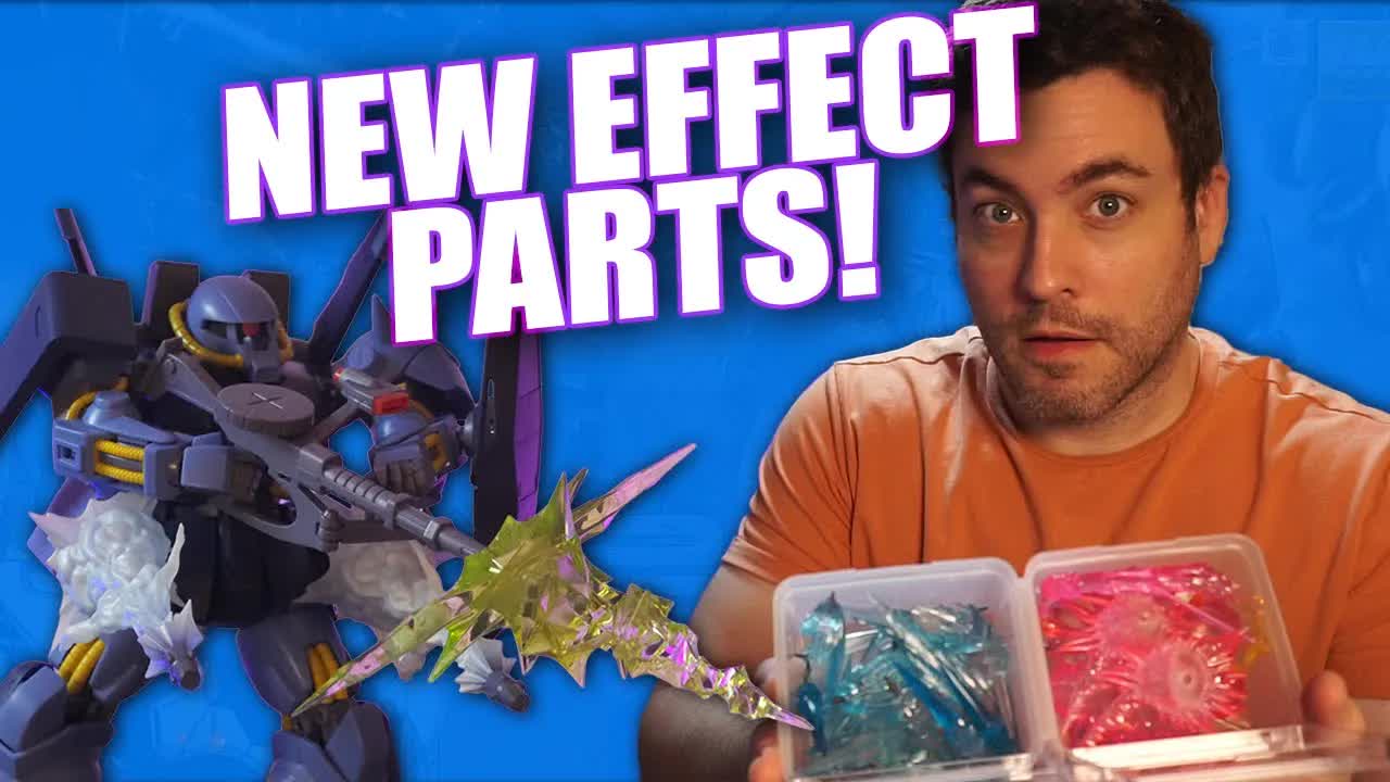 New machine gun and missile effect parts [Robot Spirits Hizack ...