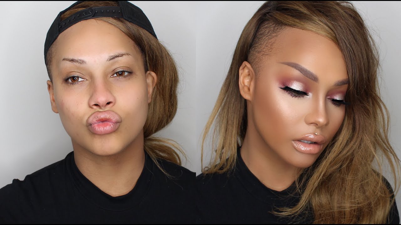 Glitter glam for date night - summer makeup tutorial