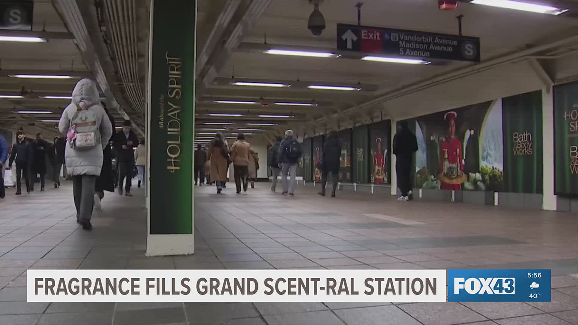 Fragrance fills Grand 'Scent-ral' Station