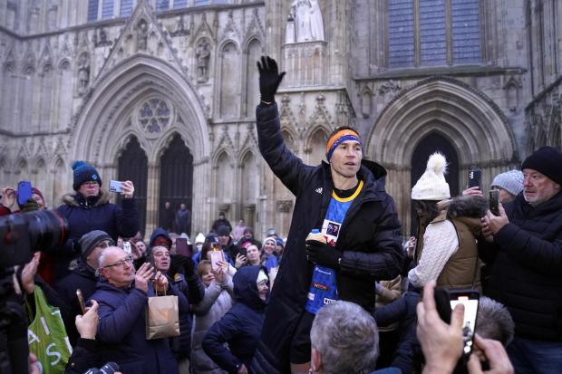 Arise, Sir Kevin Sinfield! Ruby legend is knighted for sporting and MND ...