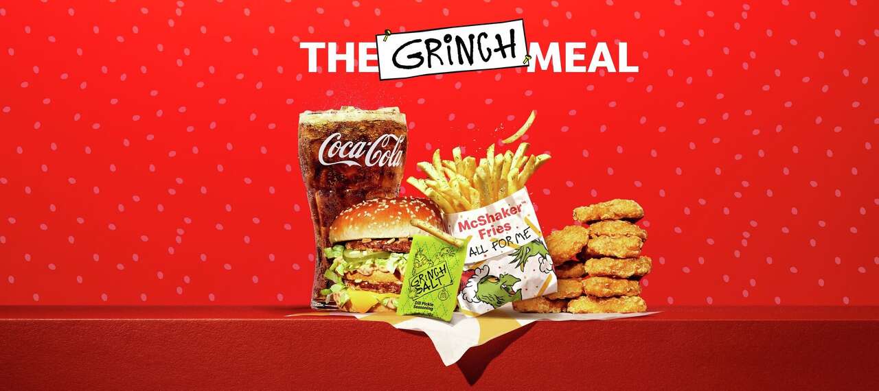 Limited-time 'Grinch Meal' arrives at select San Antonio-area McDonald's