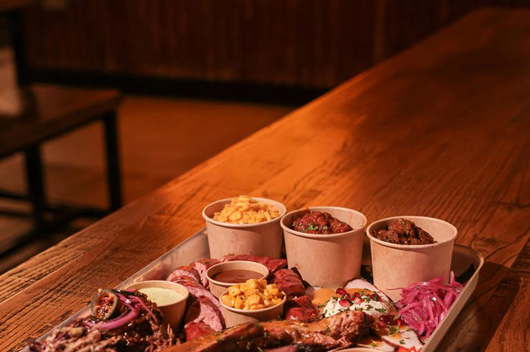 The mighty BBQ spot in Greater Manchester serving a loaded meat tray ...