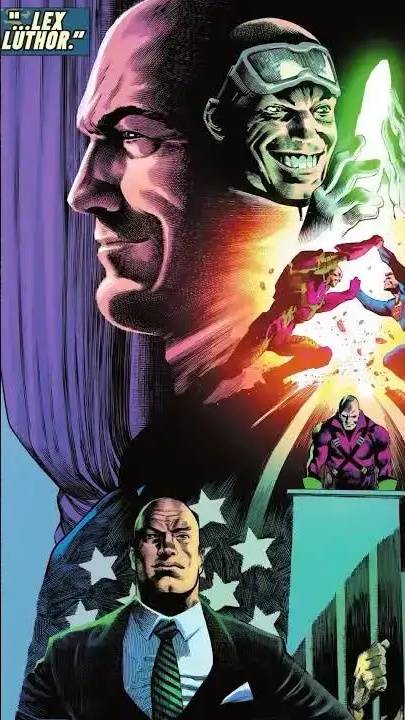 Superman and Mister Terrific make Lex Luthor turn evil again!