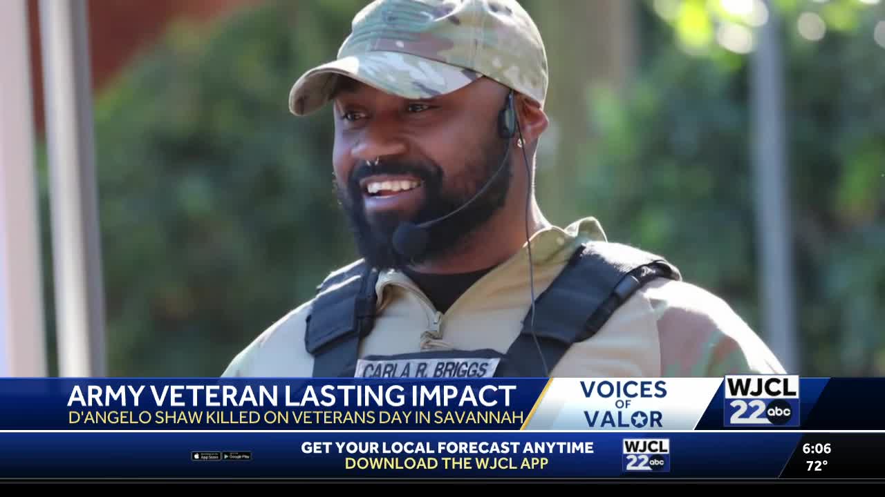 Savannah mourns Army Veteran D’Angelo Shaw after fatal Veterans Day ...