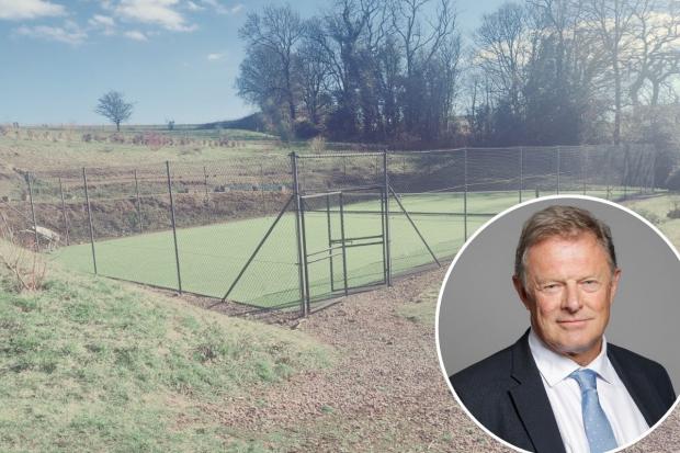 Peer connected to King Charles allowed to keep tennis court built ...