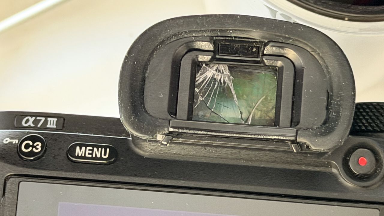 Can you believe how much this crack on my camera will cost? Is it even ...