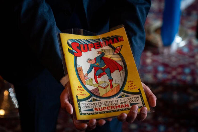 'Superman' comic found in a California attic sells for record $9.12 ...