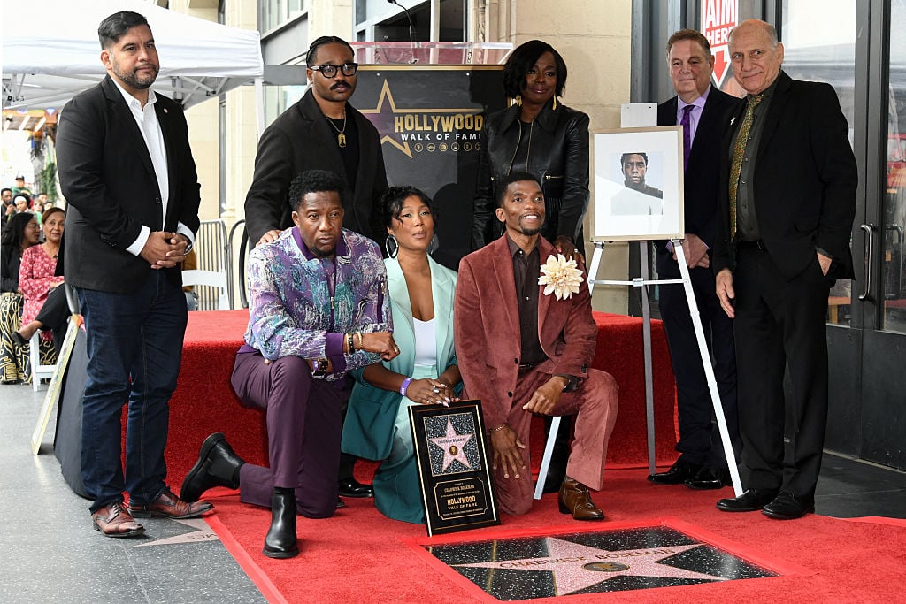 Chadwick Boseman Receives Posthumous Star On Hollywood Walk Of Fame ...