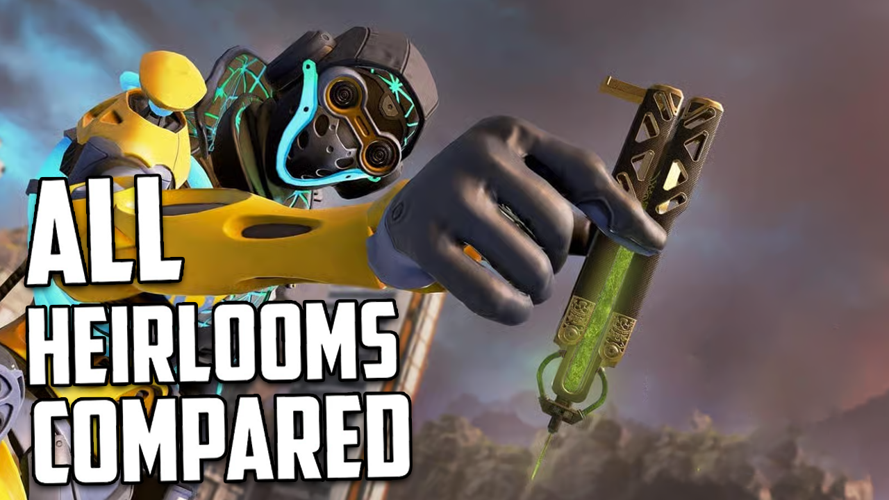 Apex Legends Heirlooms Showcase – Octane and Every Legend Compared