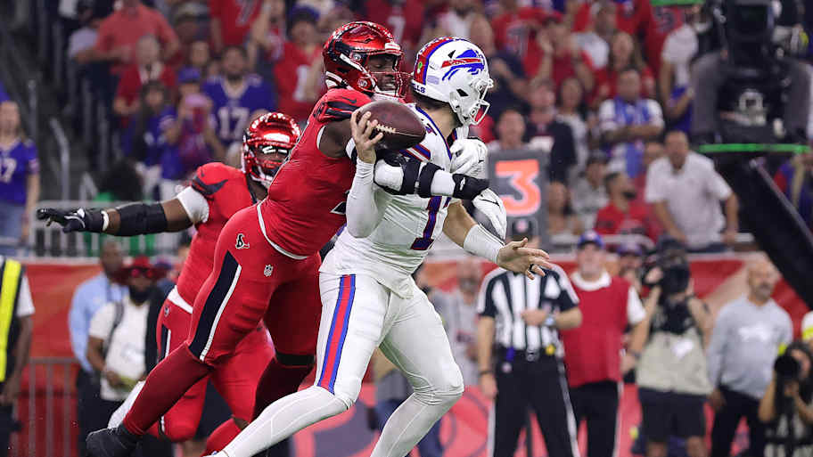 Will Anderson Jr. gives props to Josh Allen after Texans go big game ...