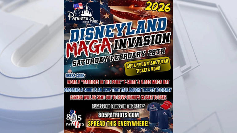 Local group trying to organize 'MAGA' day at Disneyland