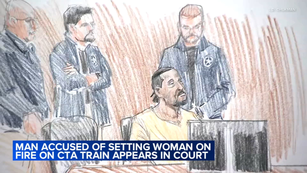 CTA Blue Line fire attack suspect charged with terrorism to remain in ...
