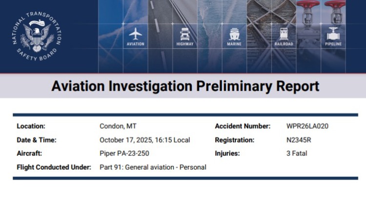 Montana wilderness plane crash: Icing and engine failure cited in NTSB ...