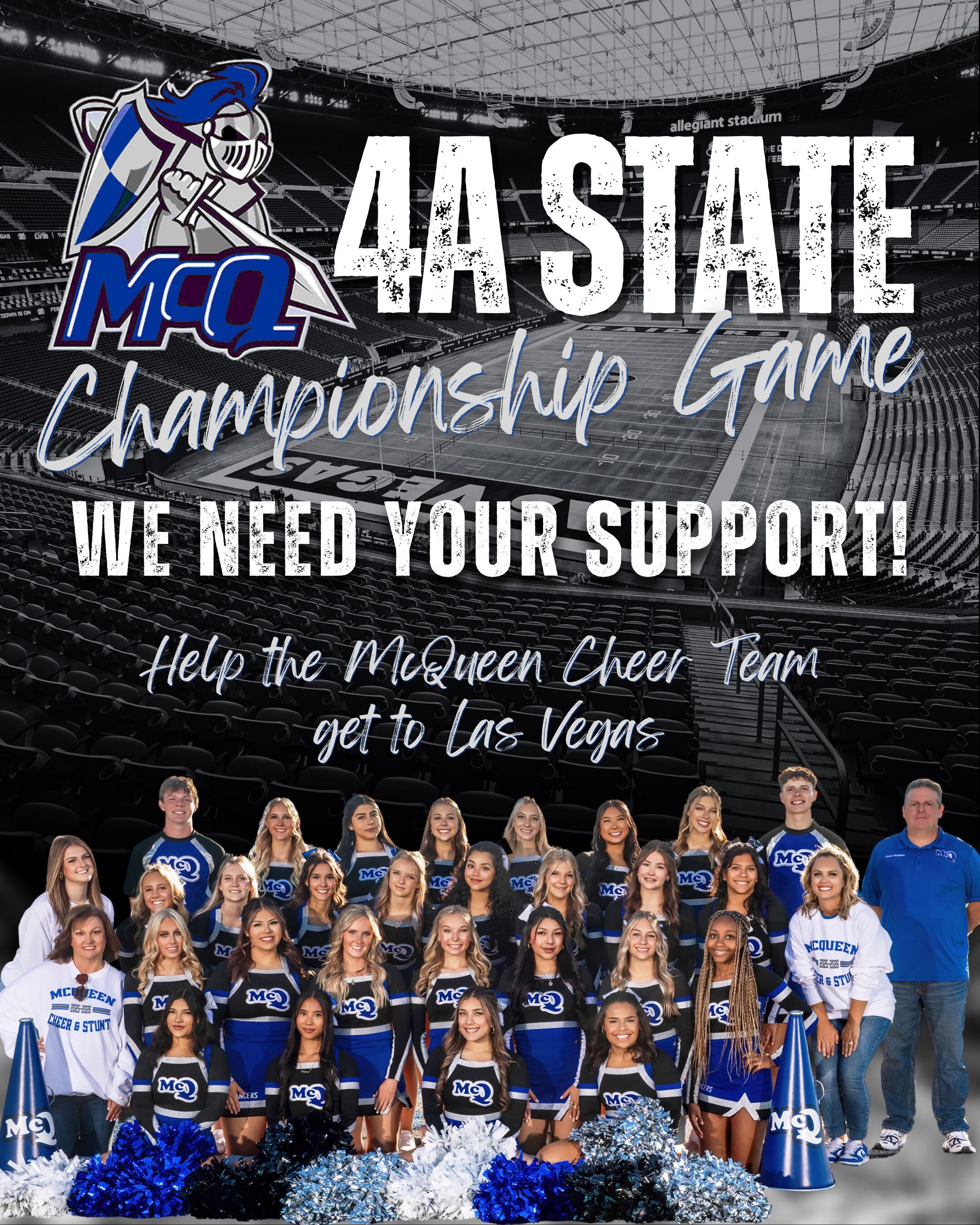 McQueen High cheer team seeks community support for trip to State ...