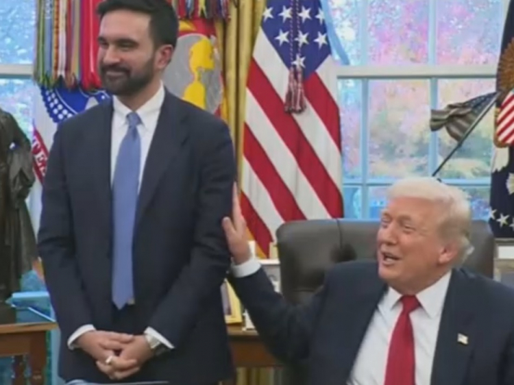 Reporter Asks Mamdani If Trump Is A Fascist, Trump Says "You Can Just ...