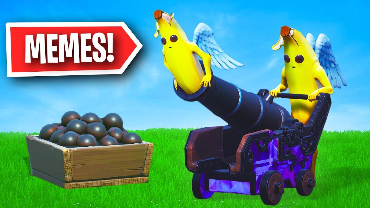 The meme cannon! Hilarious! | Fortnite season 8
